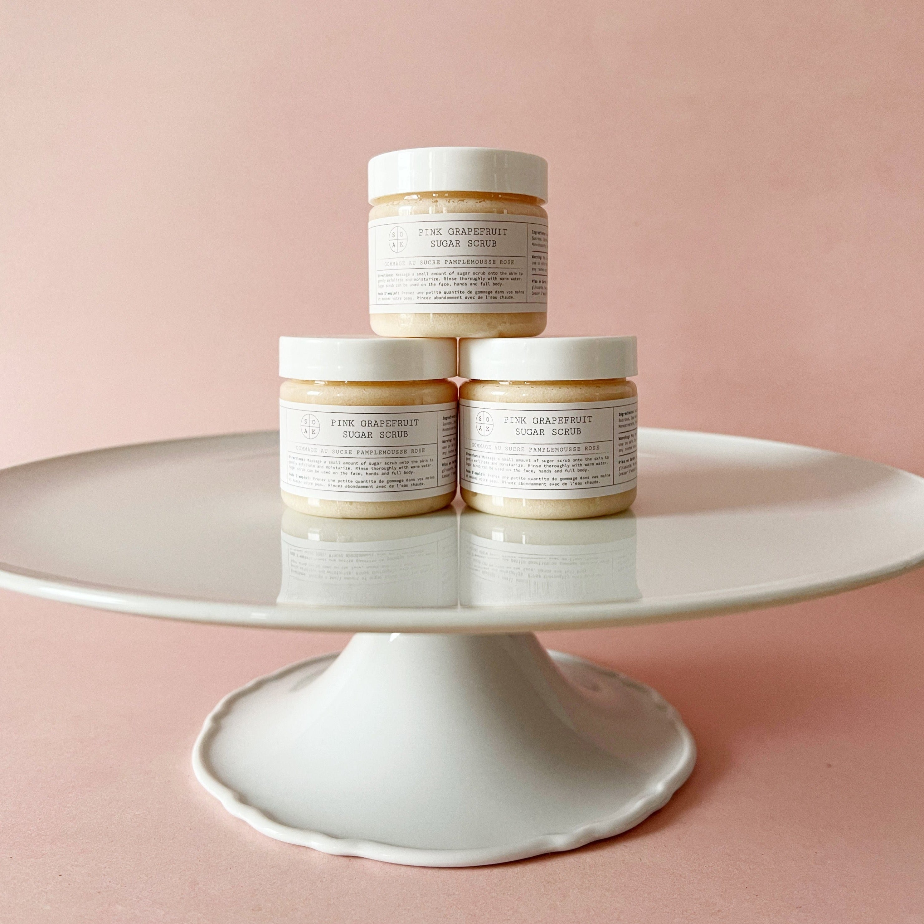 Pink Grapefruit Sugar Scrub by SOAK Bath Co