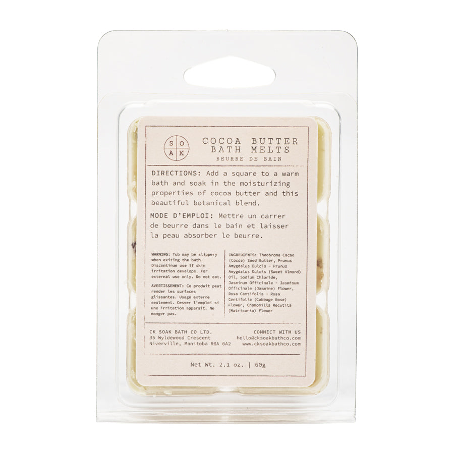 Mini - Cocoa Butter Bath Melts by SOAK Bath Co by SOAK Bath Co
