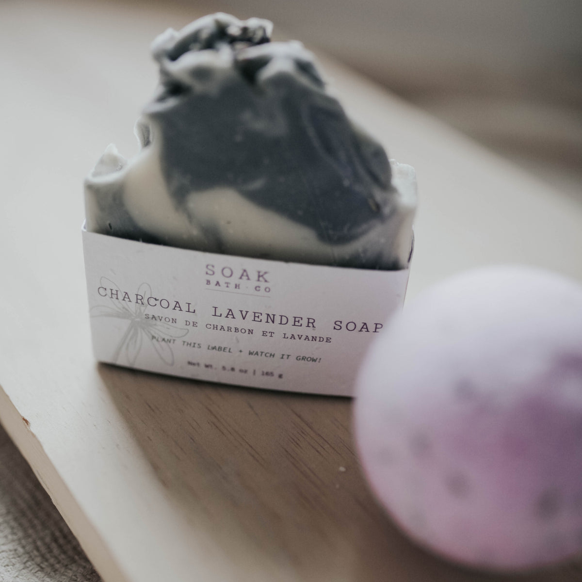 Bundle: One Bar + One Bath Bomb by SOAK Bath Co