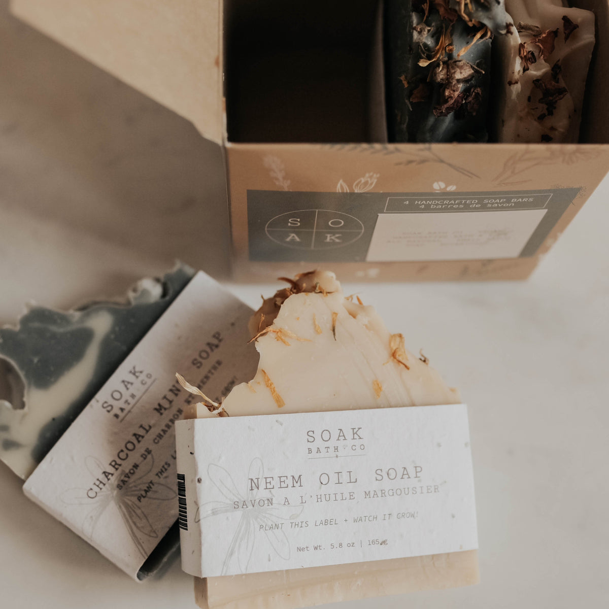 Neem Oil Soap Bar by SOAK Bath Co
